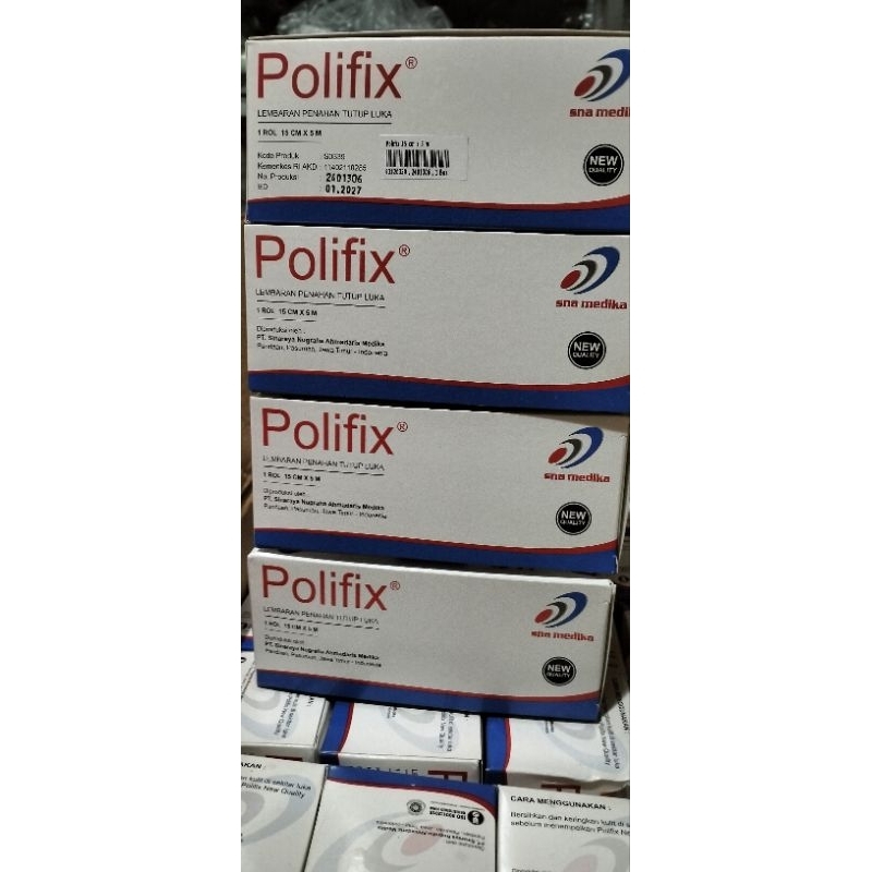 Jual Polifix 15 cm x 5 M plester penutup luka | Shopee Indonesia