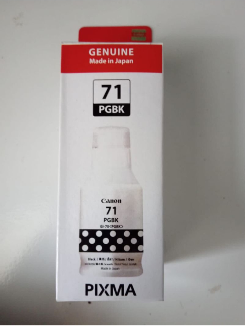 Jual Tinta Canon PIXMA 71 ( 1Set 4pcs ) Original warna Bk m y c For ...