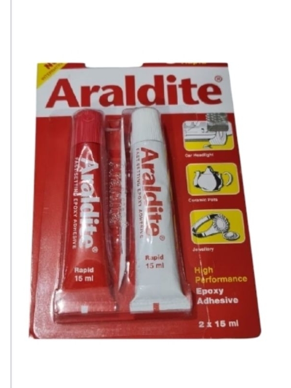 Jual Lem araldite merah original lem epoxy besi Araldite rapid merah ...