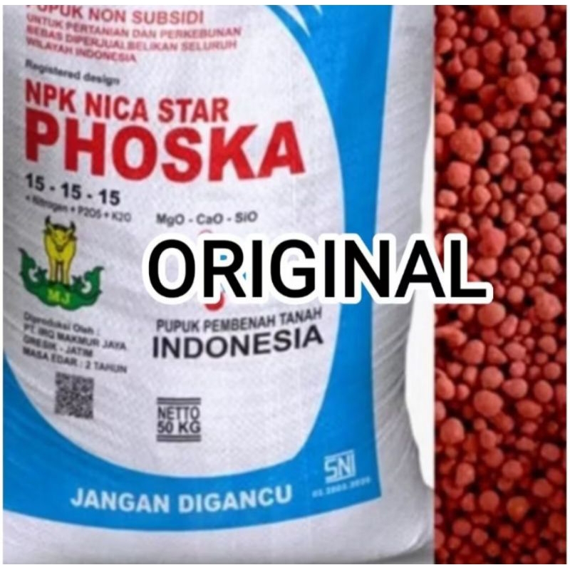 Jual NPK PHOSKA PAKET HEMAT 10 KG - 50 KG (Ball) ORIGINAL PUPUK TANI | Shopee Indonesia