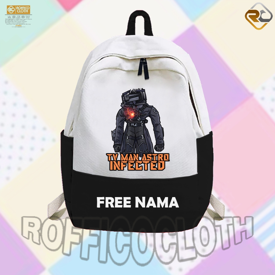 Jual TAS RANSEL ANAK TAS SEKOLAH ANAK KARAKTER BROKEN TITAN TV MAN ...