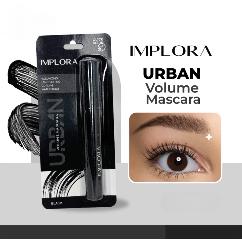 Jual Implora Urban Volume Mascara Black 7.8gr | Shopee Indonesia