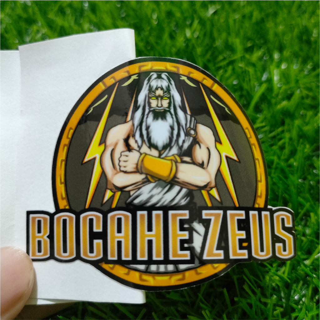 Jual Stiker viral | kata-kata | bocahe zeus | vinyl Glossy/Hologram ...