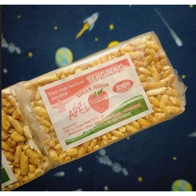 Jual Jipang beras manis/Brondong jagung/tengteng manis/cap Apel/1 pack ...