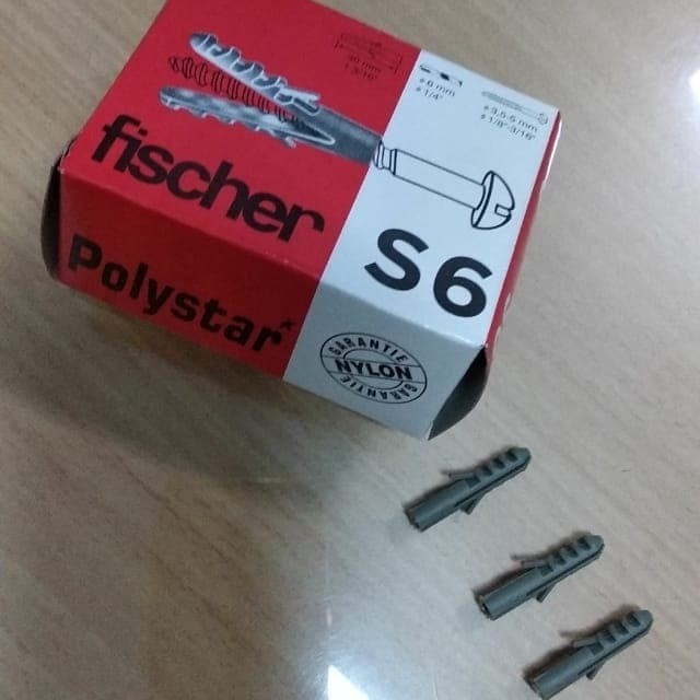 Jual Fisher FISER Sekrup Polystar S10 1 KOTAK ISI 100pcs | Shopee Indonesia