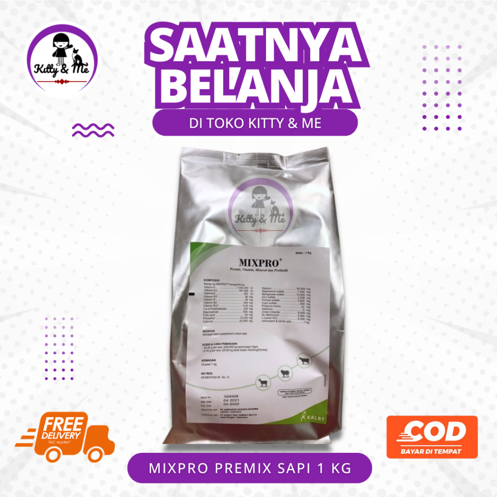 Jual MIXPRO PREMIX SAPI 1 KG - Suplemen Penggemuk dan Pemacu ...