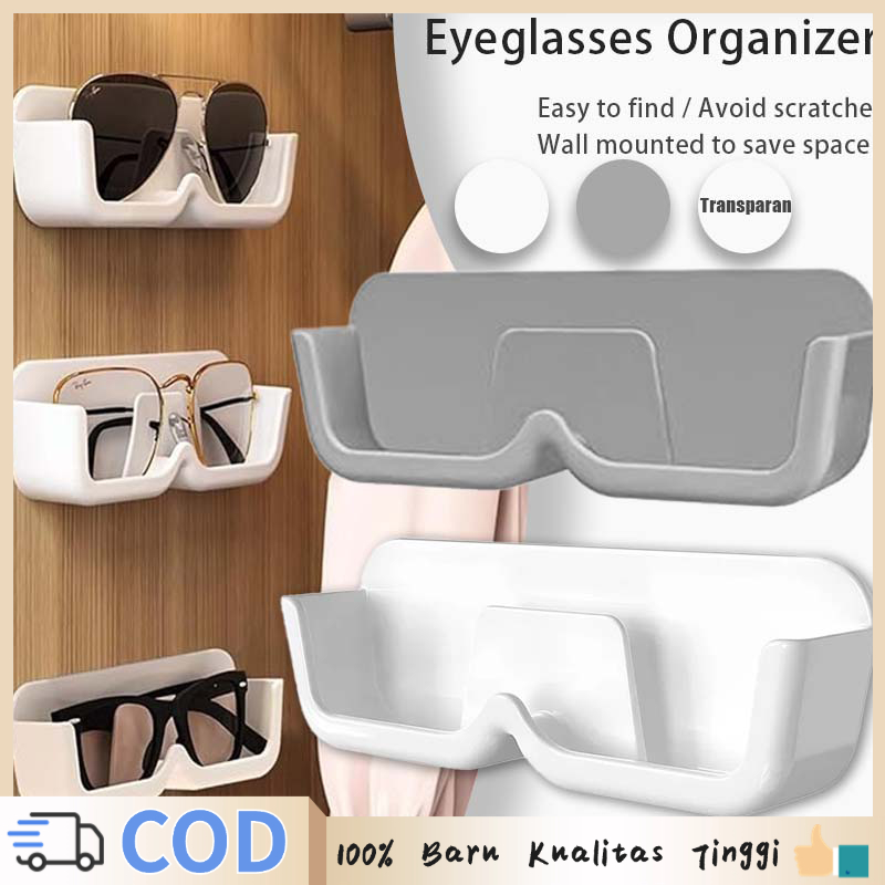 Jual 3pcs Rak Kacamata Gantung Akrilik Gantungan Tempat Kacamata Tempat ...