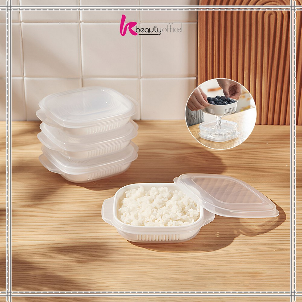 Jual KB-C1155 Wadah Penyimpanan Makanan Dengan Tirisan Serbaguna ...