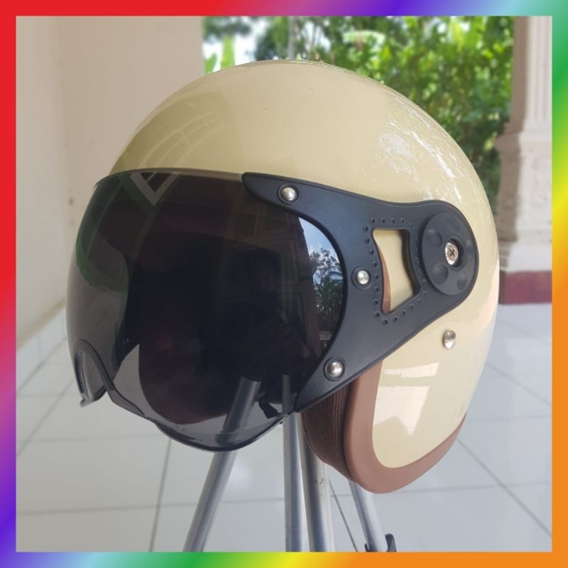 Jual Helm YKT kaca Pilot berstandar SNI | Shopee Indonesia