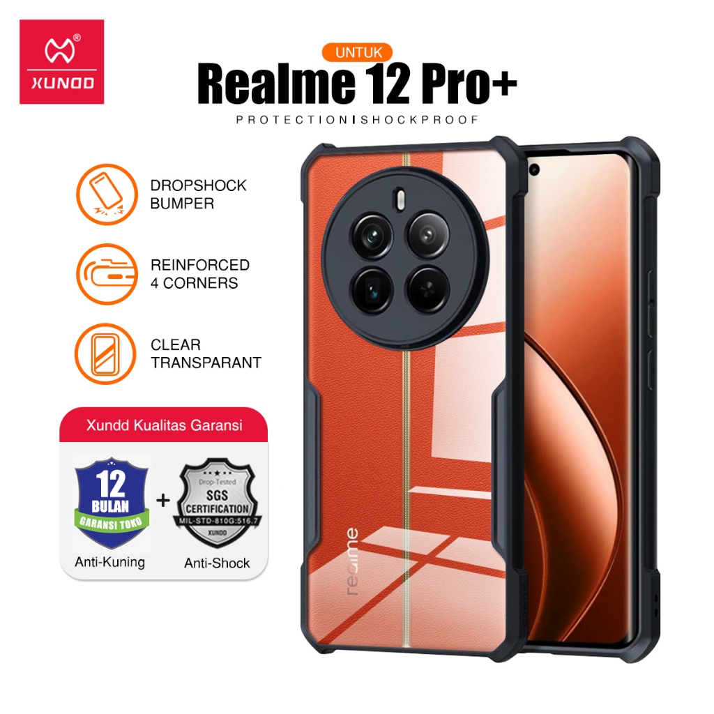 Jual XUNDD Case Untuk Realme 12 Pro+ / Realme 12 Pro Plus 6.7 inch ...