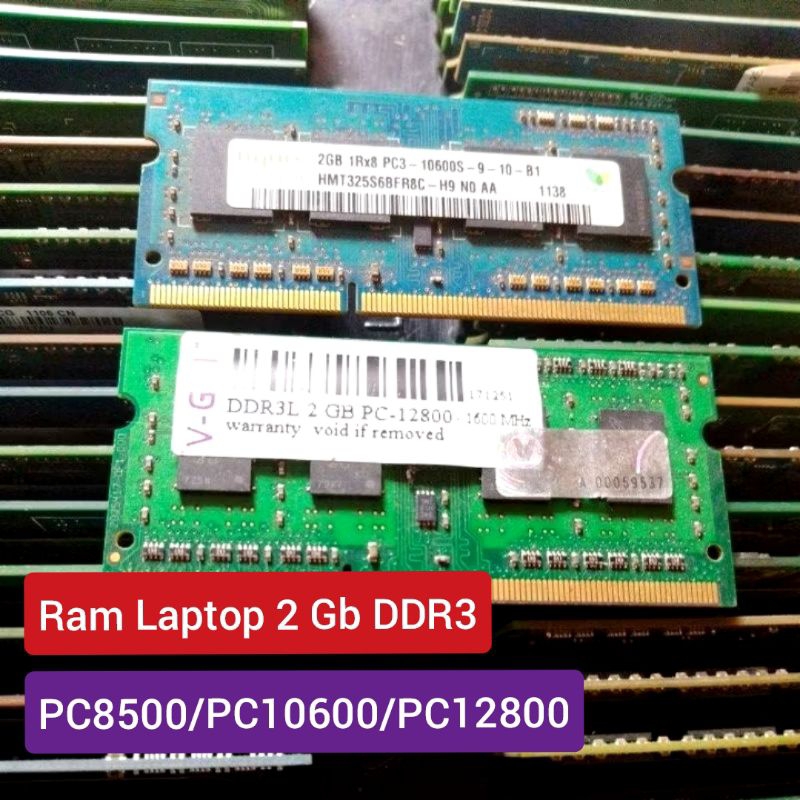 Jual Ram Laptop 2 Gb ddr3 8500s 10600s 12800 1333 | Shopee Indonesia