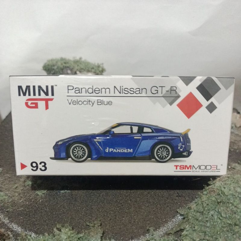 Jual Mini GT#093 Pandem Nissan GT-R Velocity Blue (Free Protektor ...
