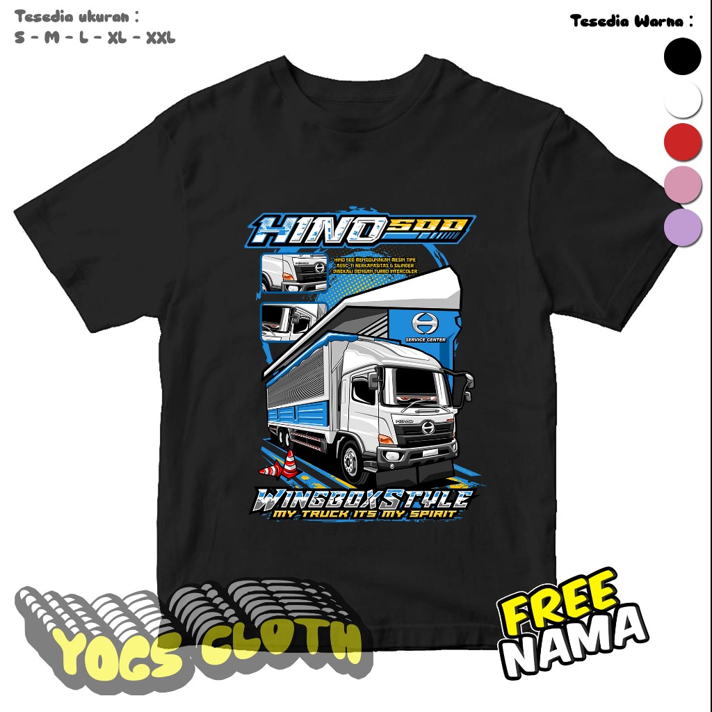 Jual FREE STIKER NEW KAOS ANAK TRUCK OLENG VECTOR HINO WINGBOX FASHION ...