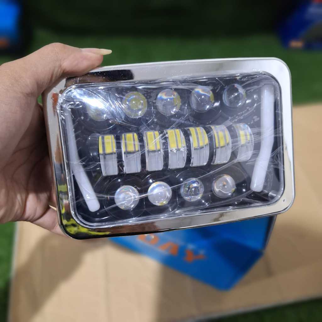 Jual LAMPU DAYLED KOTAK WIN GL MAX GL100 4 X 6 INCH LED DAY RX SET ...