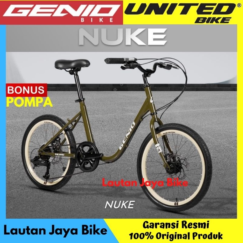 Jual SEPEDA MINION MINIVELO GENIO NUKE 20 INCH BY UNITED Shopee Indonesia