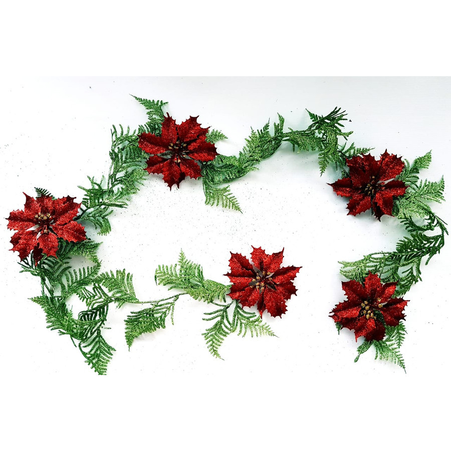 Jual Bunga Natal - Poinsettia Glitter Aneka Warna | Shopee Indonesia