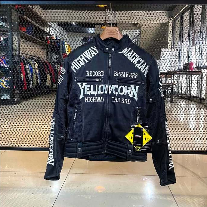 Jual Jaket motor Yellow Corn - YB 0105 Black Ivory - BB (56kg-60kg ...