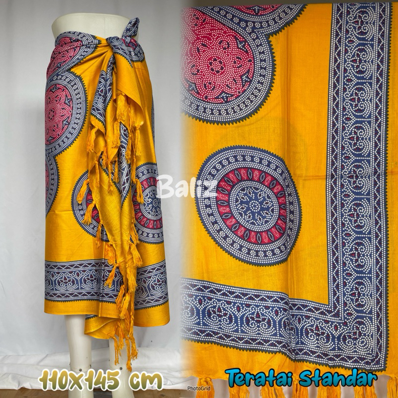Jual Kain Bali Pantai - Kain Bali Motif Teratai Baru Rumbai Standar ...