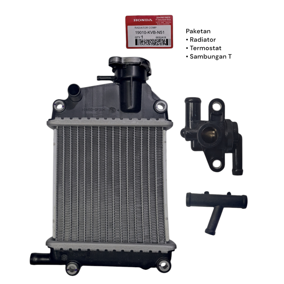 Jual Paket Radiator Waterpump Assy + Termostat Thermostat + Sambungan T ...