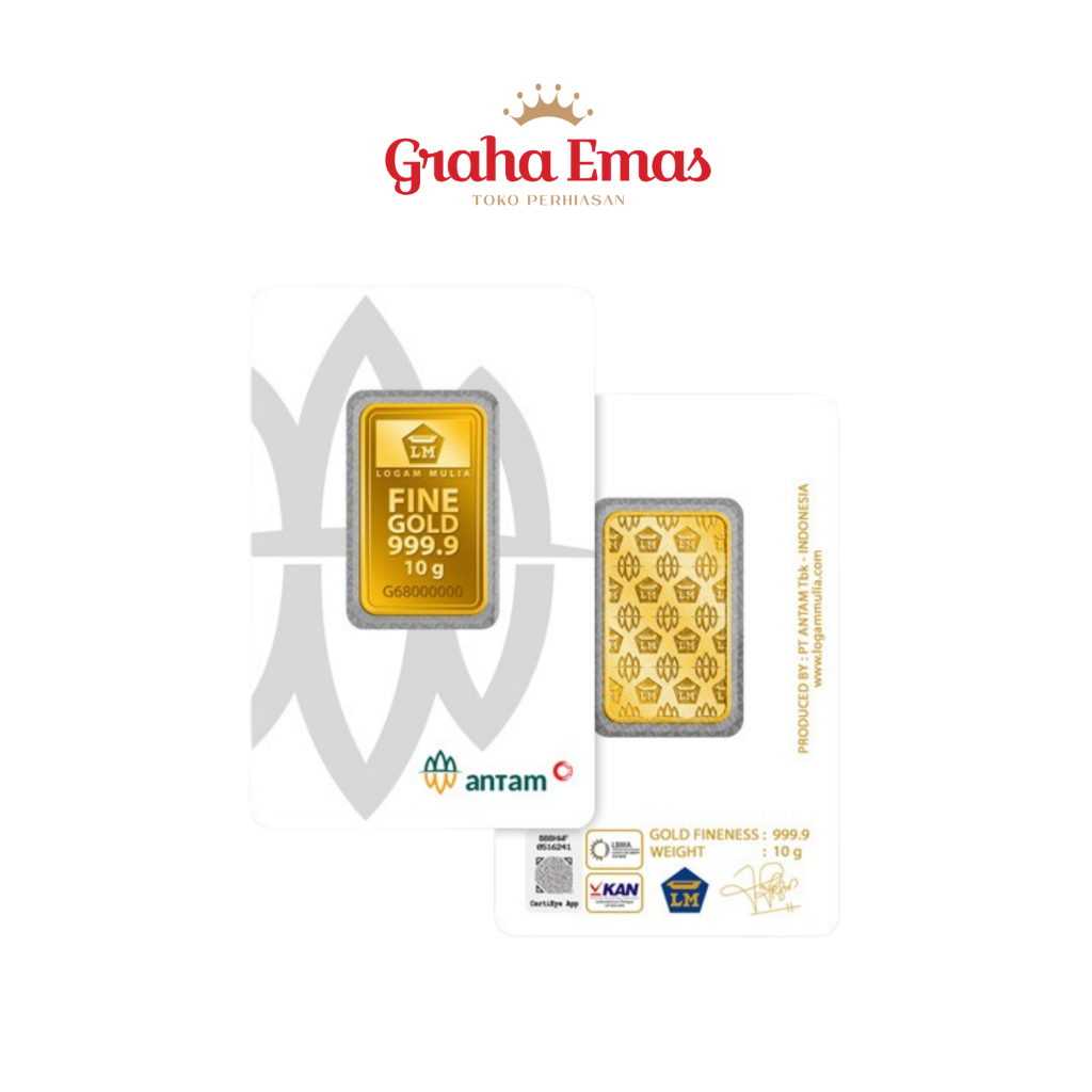 Jual (10 gr) Emas ANTAM Logam Mulia LM | Shopee Indonesia