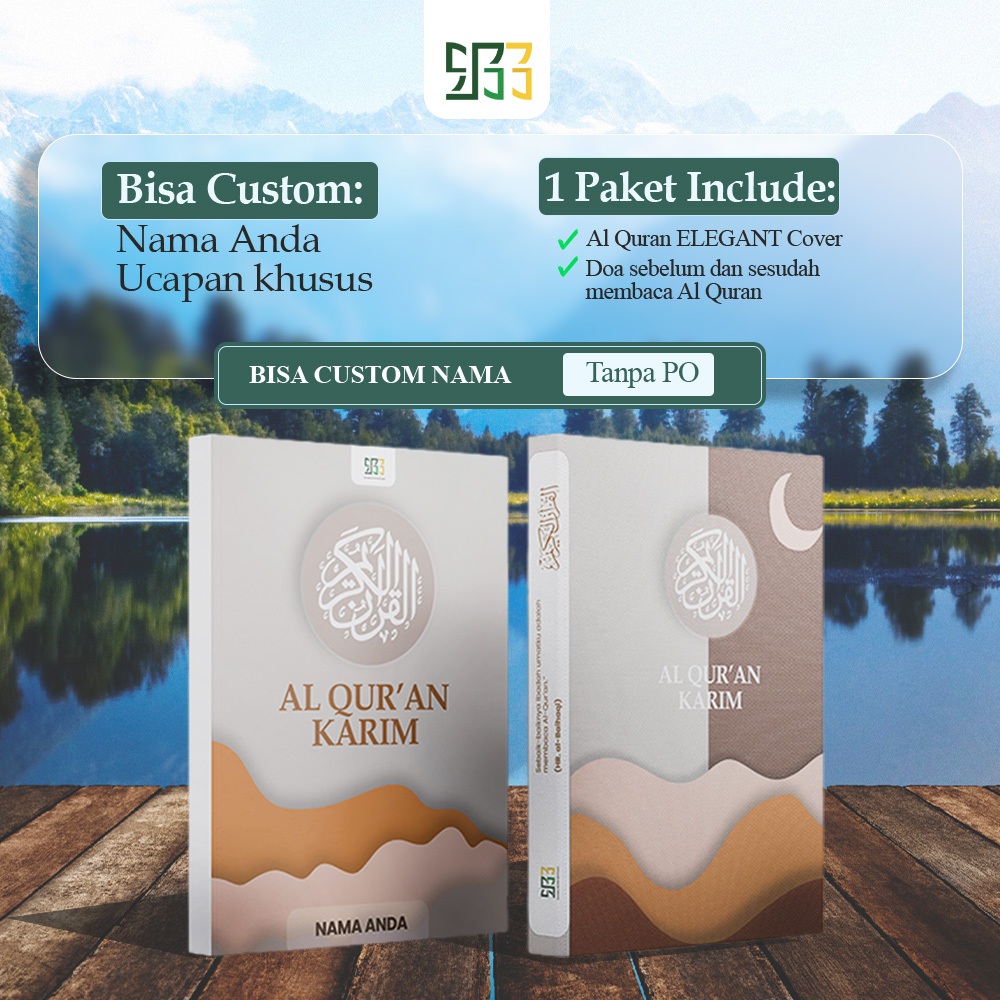 Jual Quran Elegant Custom A5 Premium Quran Custom Nama Mushaf Terjemah ...