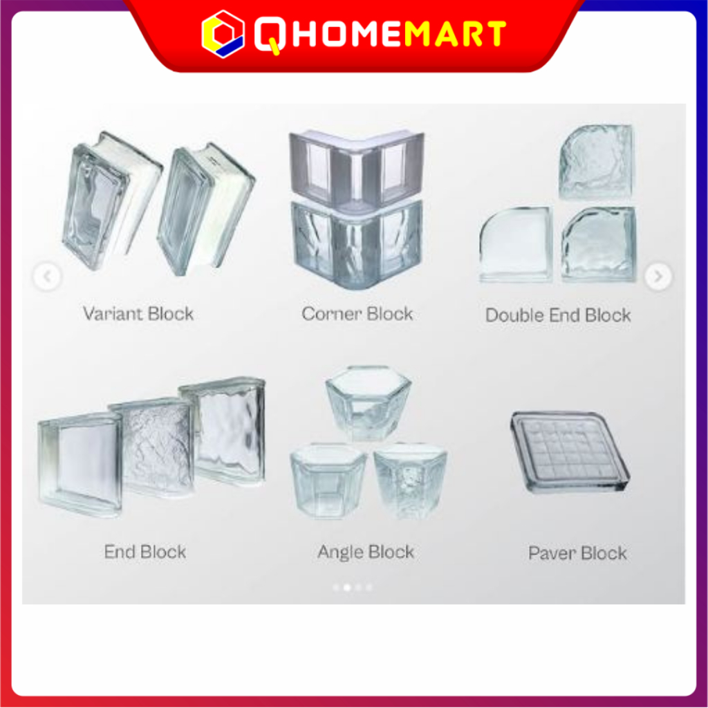 Jual Glass Block MULIA Wave 90X190X80MM Speciality Block Series ...