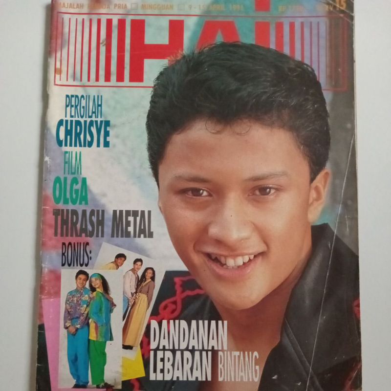 Jual Majalah Hai Tahun 1991 Cover Feri Maryadi Fatah | Shopee Indonesia