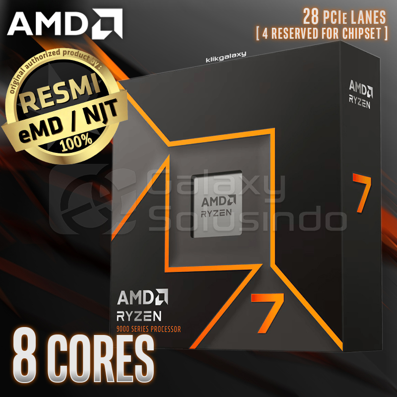 Jual AMD Ryzen 7 9700X 8 Core 16 Threat 5.5GHz AM5 Processor | Shopee ...