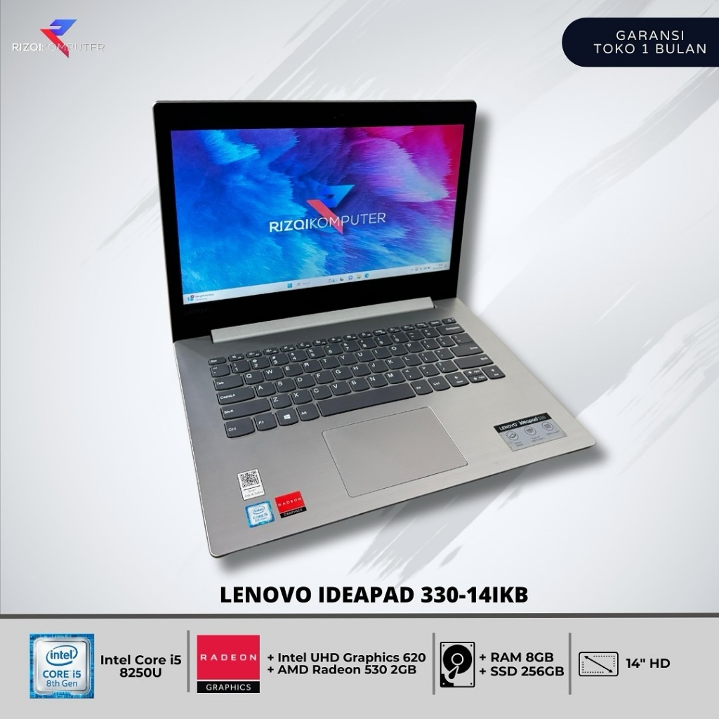 Jual Lenovo Ideapad 330-14IKB Intel Core i5-8250U Ram 8GB SSD 256GB | Shopee Indonesia