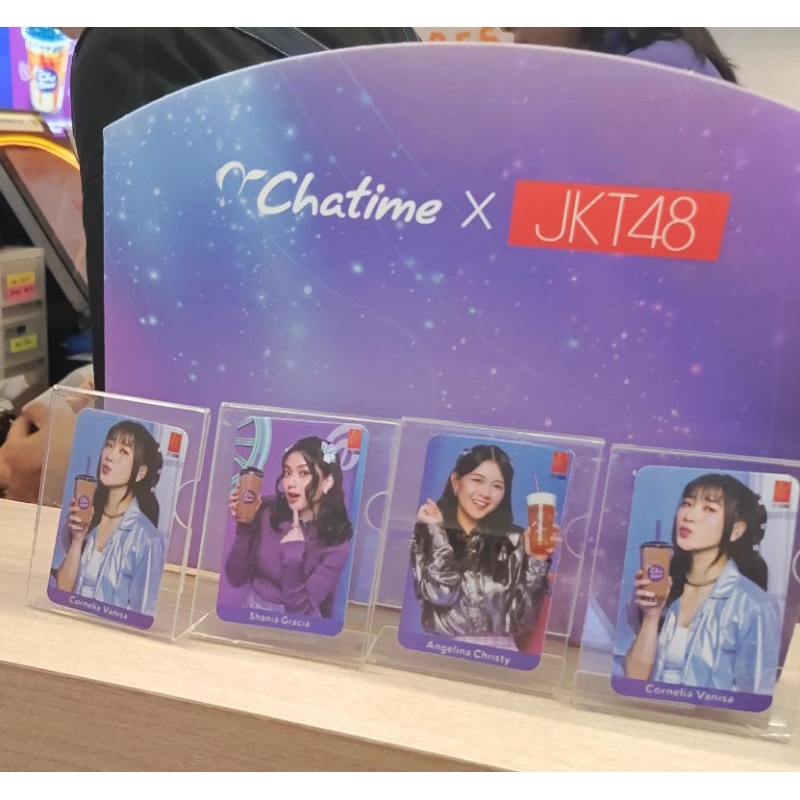 Jual Chatime JKT48 Special Photo Card OFFICIAL!!! | Shopee Indonesia