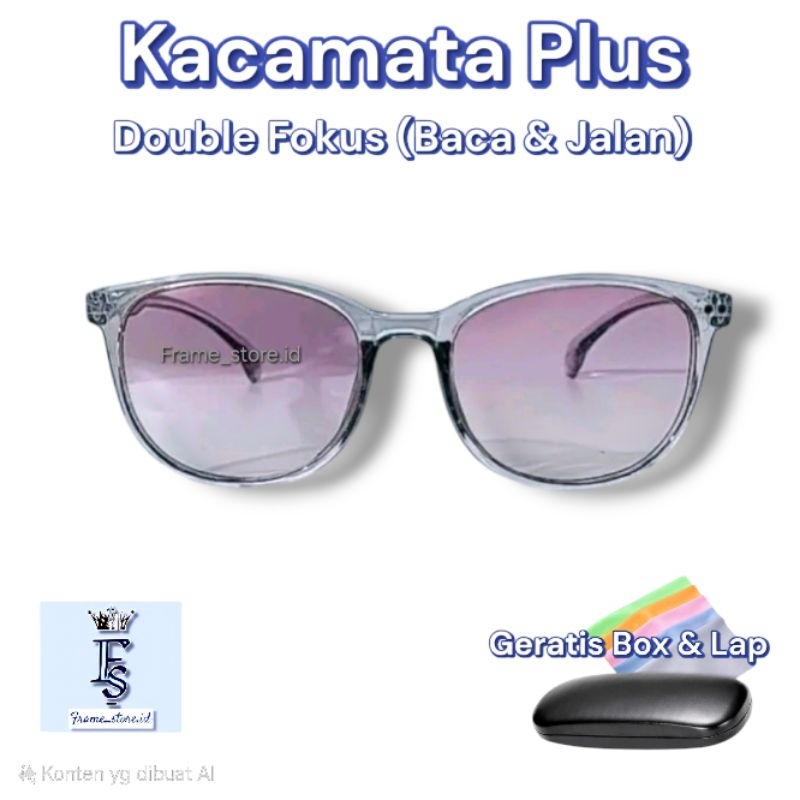 Jual Kacamata Baca dan Jalan Lensa Gradasi 2in1 Radiasi Double Fokus ...