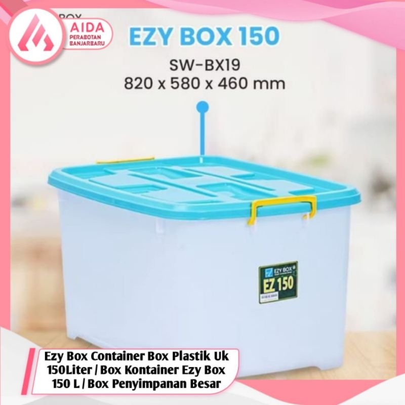 Jual Ezy Box Container Box Plastik Uk 150 Liter / Box Kontainer Ezy Box 150 L / Box Penyimpanan ...