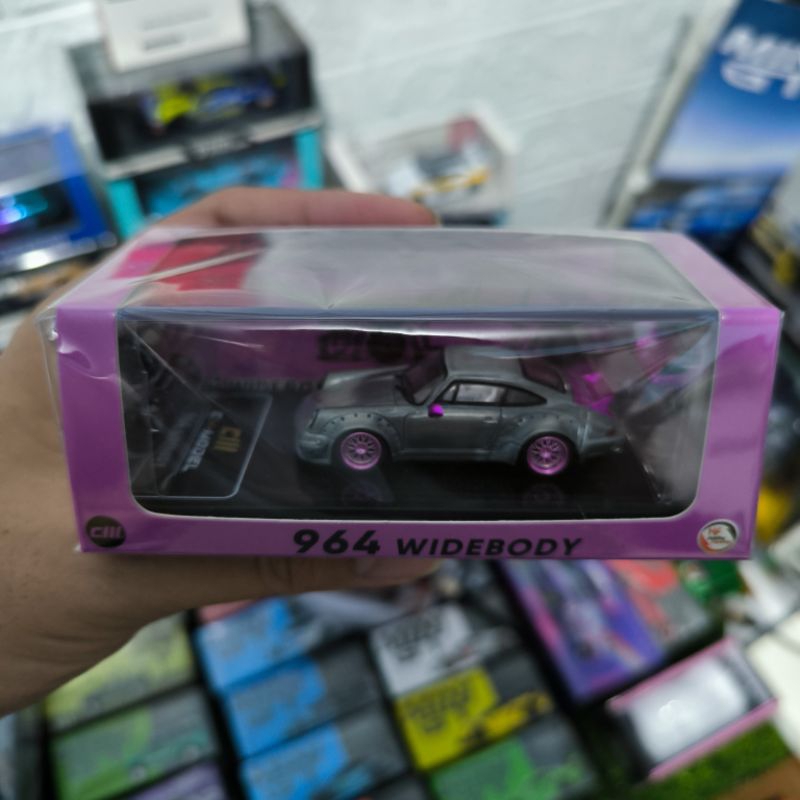 Jual CM MODEL CHASE CAR PORSCHE RWB 964 PURPLE METALLIC INDONESIA ...