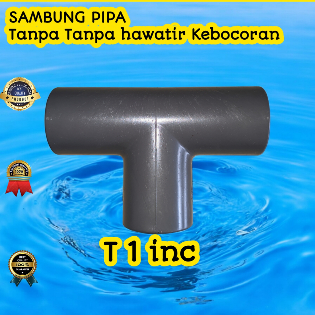 Jual Sambungan T Pipa PVC peralon 1 inci | Shopee Indonesia