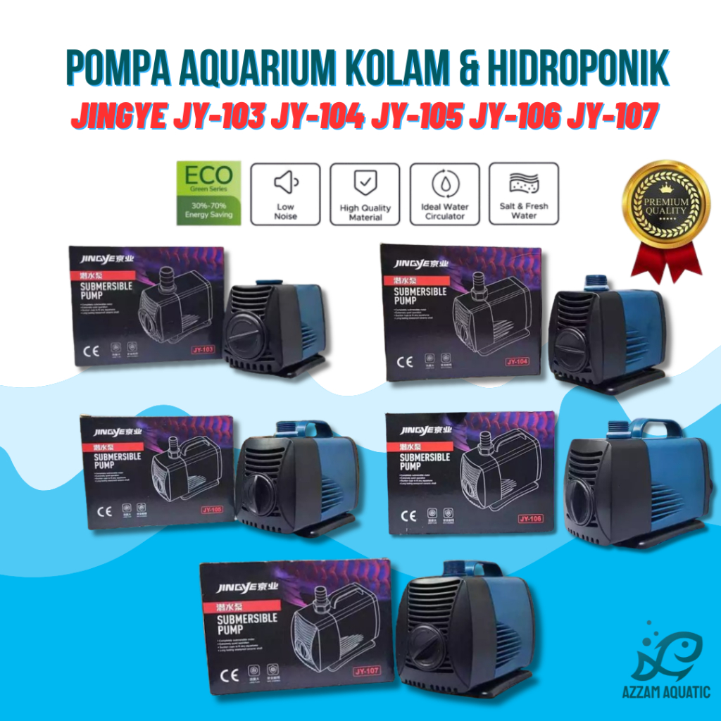 Jual POMPA CELUP AQUARIUM JINGYE JY SERIES / POMPA AIR HIDROPONIK | Shopee Indonesia