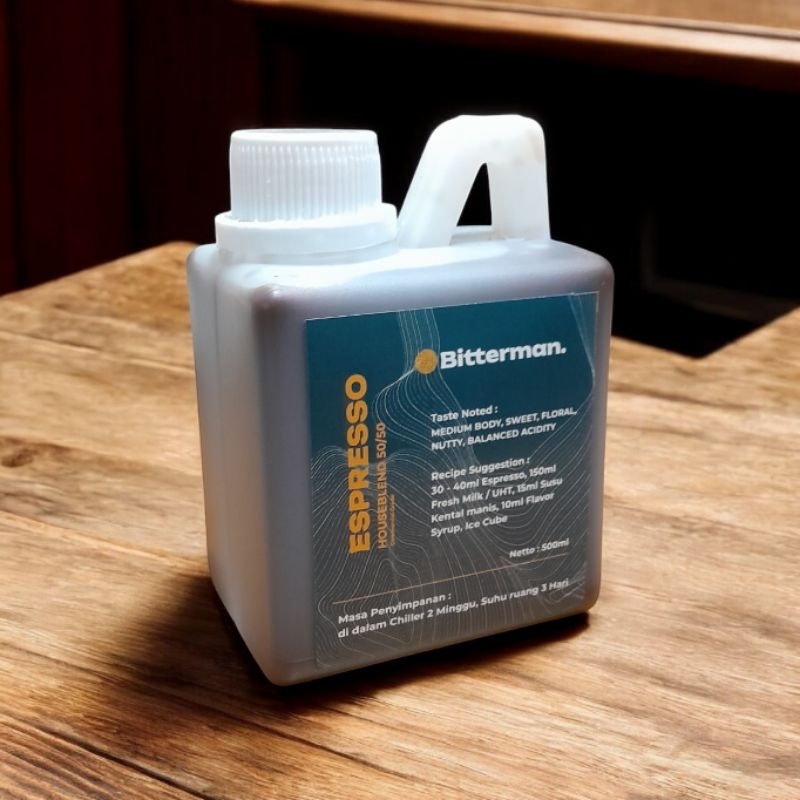 Jual Bitterman Espresso blend 50/50 500ml | Shopee Indonesia