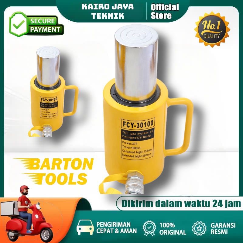 Jual 20 Ton 100mm Medium Hydraulic Cylinder FCY BARTON Hidrolik Silinder | Shopee Indonesia