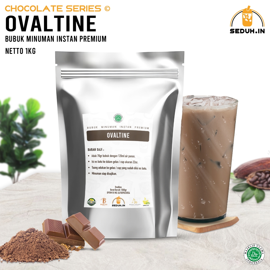 Jual Bubuk Chocolate Ovaltine 1KG / Bubuk Minuman Premium | Shopee ...