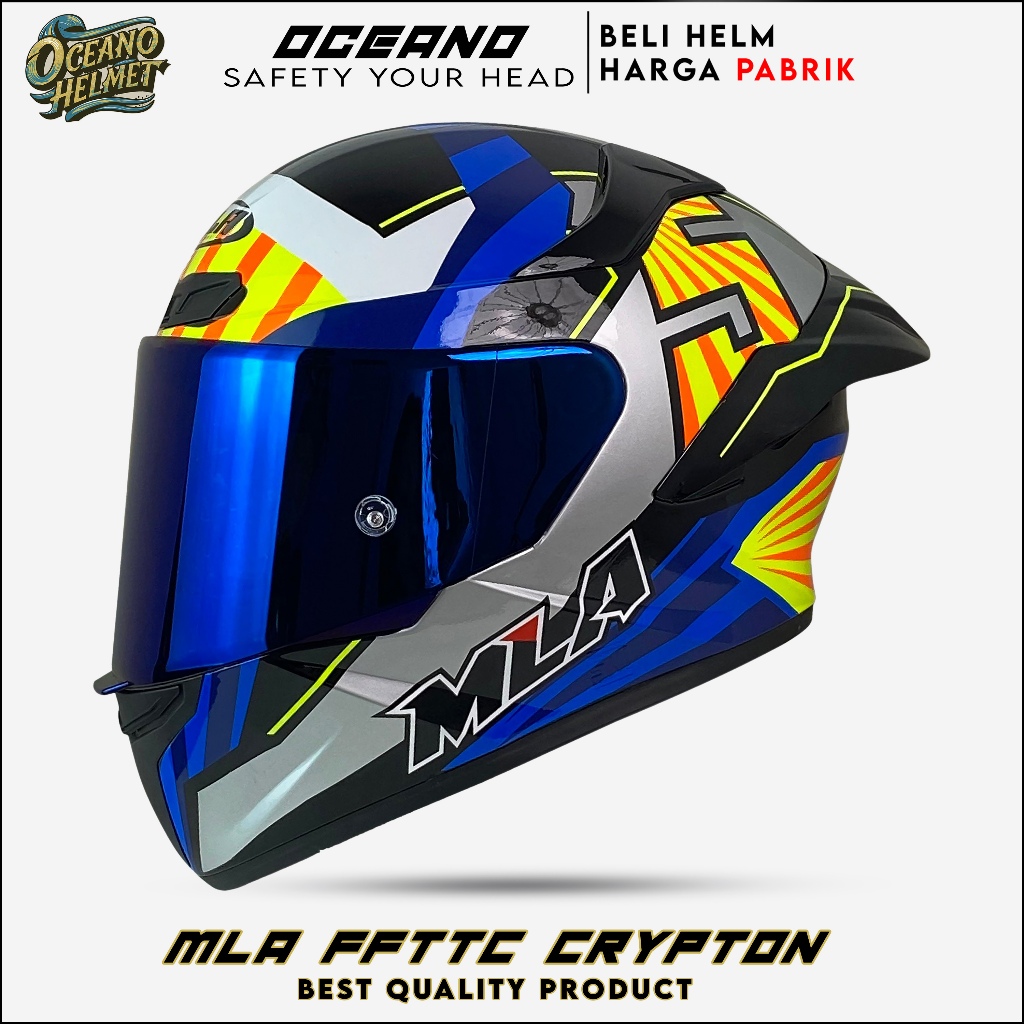 Jual Helm MLA TTC Motif Jaume Maisa | Helm Full Face Paket Ganteng SNI ...