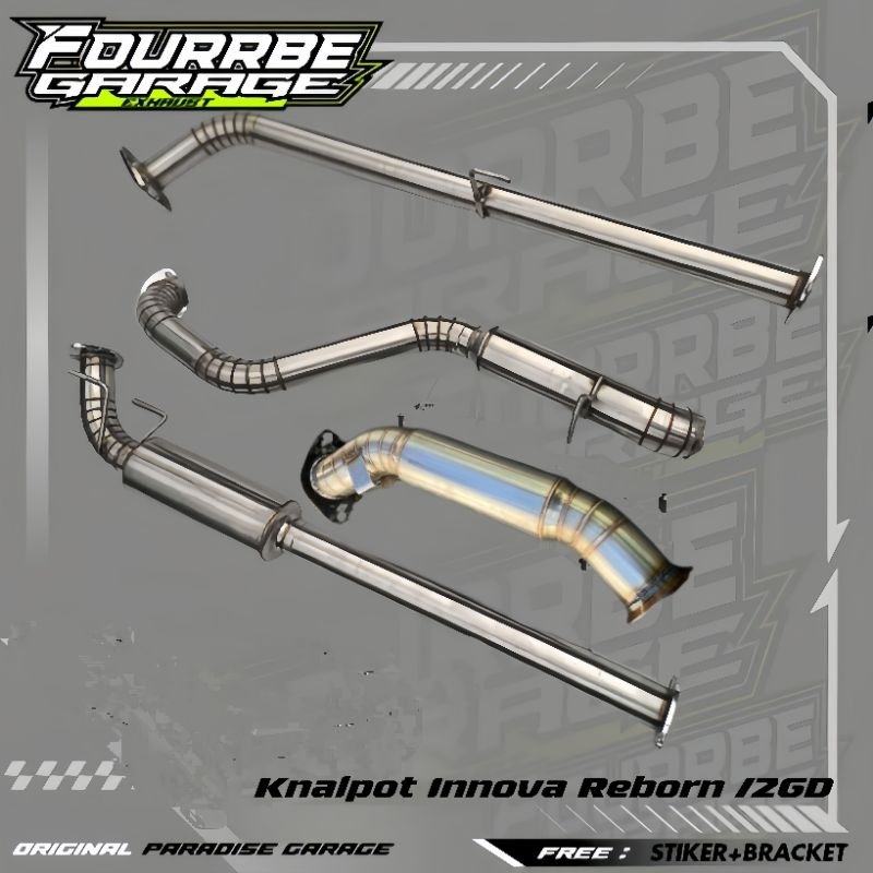 Jual Knalpot Innova Reborn Fullsystem Innova 2GD STEANLIS Legamax ...