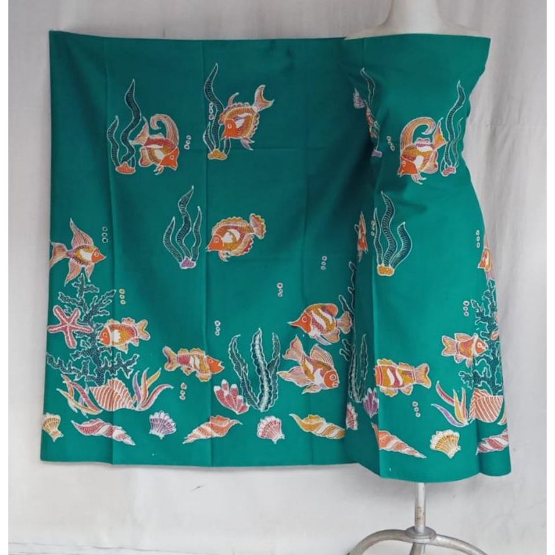 Jual BATIK MOTIF IKAN | BATIK TULIS UNIQ | Shopee Indonesia