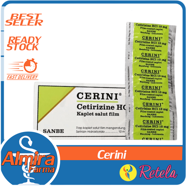 Jual CERINI 10MG 1 STRIP 10 TABLET | Shopee Indonesia