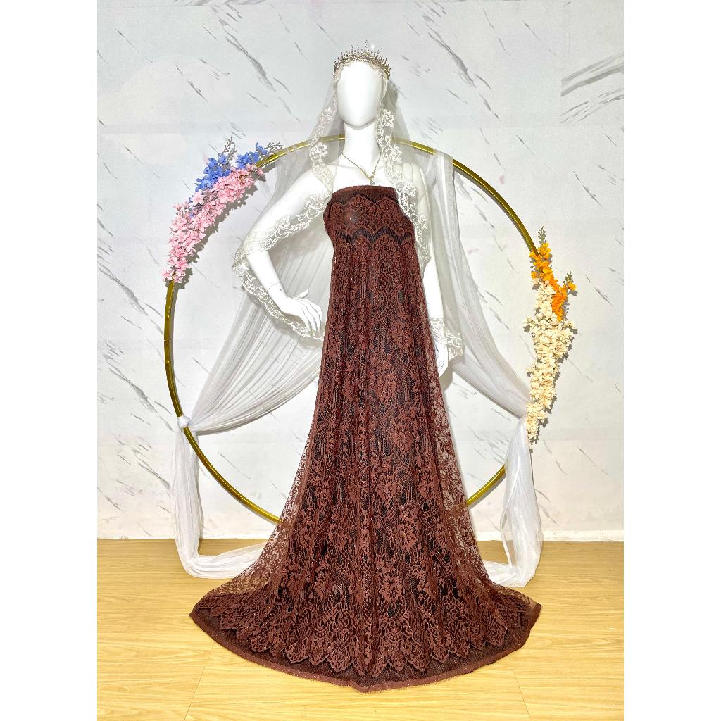 Jual (GRADE A) - Kain Panel Brukat Semi Prancis - 7 533 - Panjang 2,7 m ...