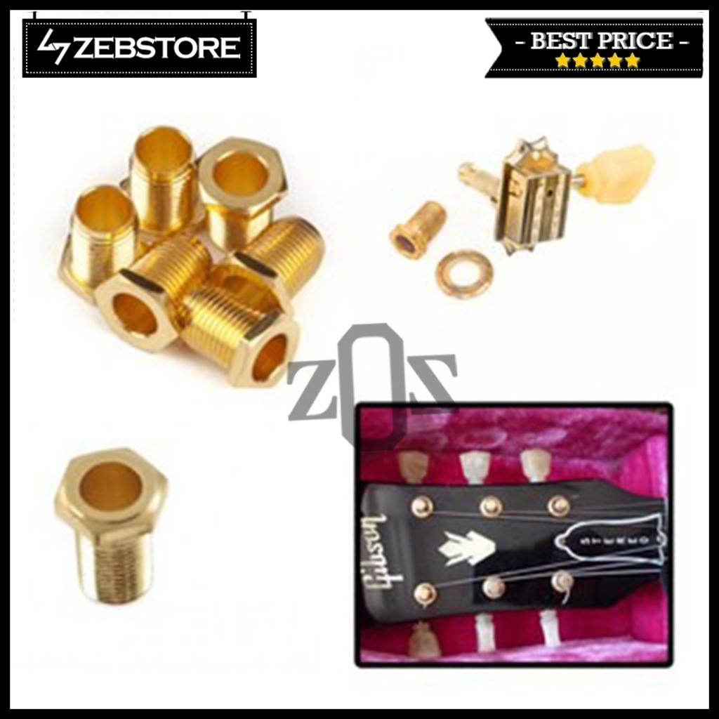 Jual Baut Mur Screw In Bushing Peg Dryer Tuner Tuning Machine Guitar ...