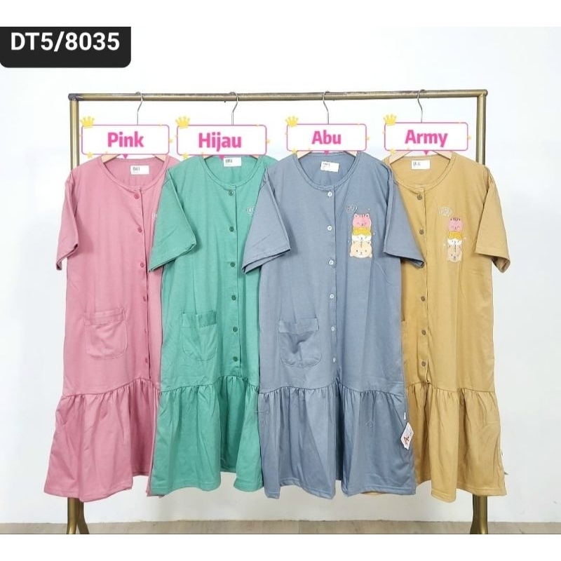 Jual AMRO Daster Label Putih Kancing Full DST 8035 | Shopee Indonesia