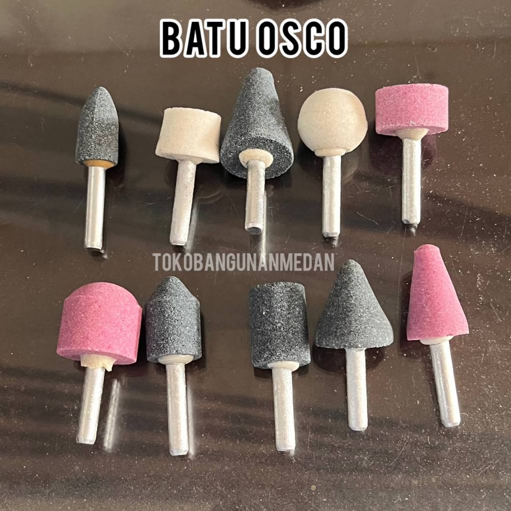 Jual Mata Bor Batu Osco 10 pcs Oxford / Mounted Stone Set Asah Poles ...