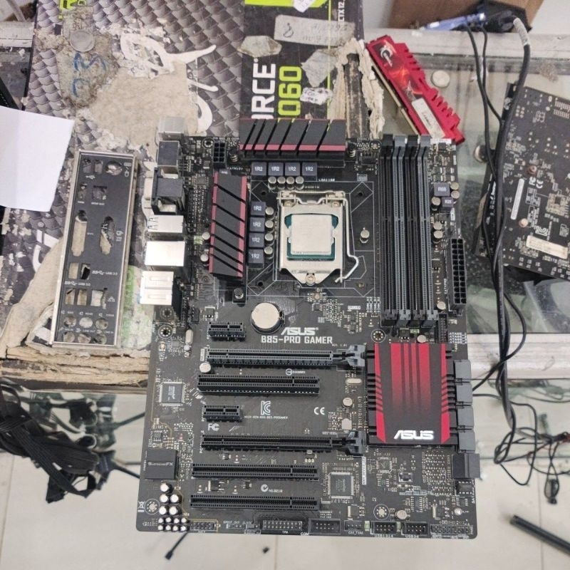 Jual mainboard Asus b85 gamer ddr3 + procsesor core i7-4770 | Shopee ...