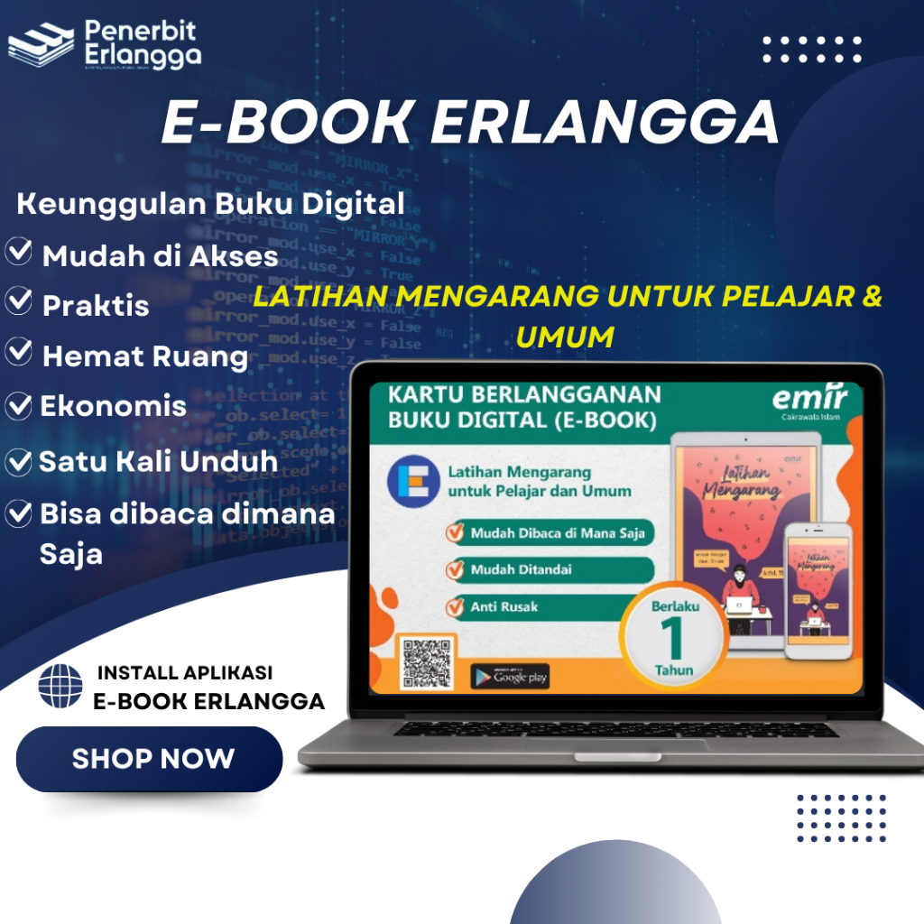 Jual [Erlangga Official] Buku Digital: Latihan Mengarang Untuk Pengarang & Umum E-book Erlangga ...