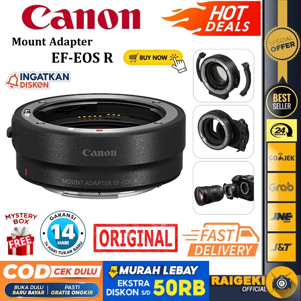 Jual Canon Mount Adapter Canon EF EF-S Lens to EOS R & EOS RP Camera ...