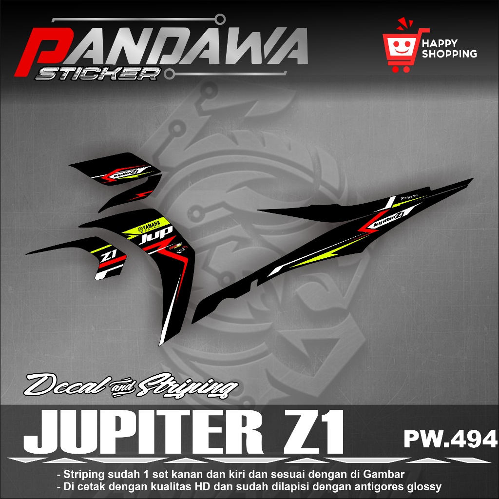 Jual Stiker Striping Motor Jupiter - Striping Jupiter z1 / Jupiter ...